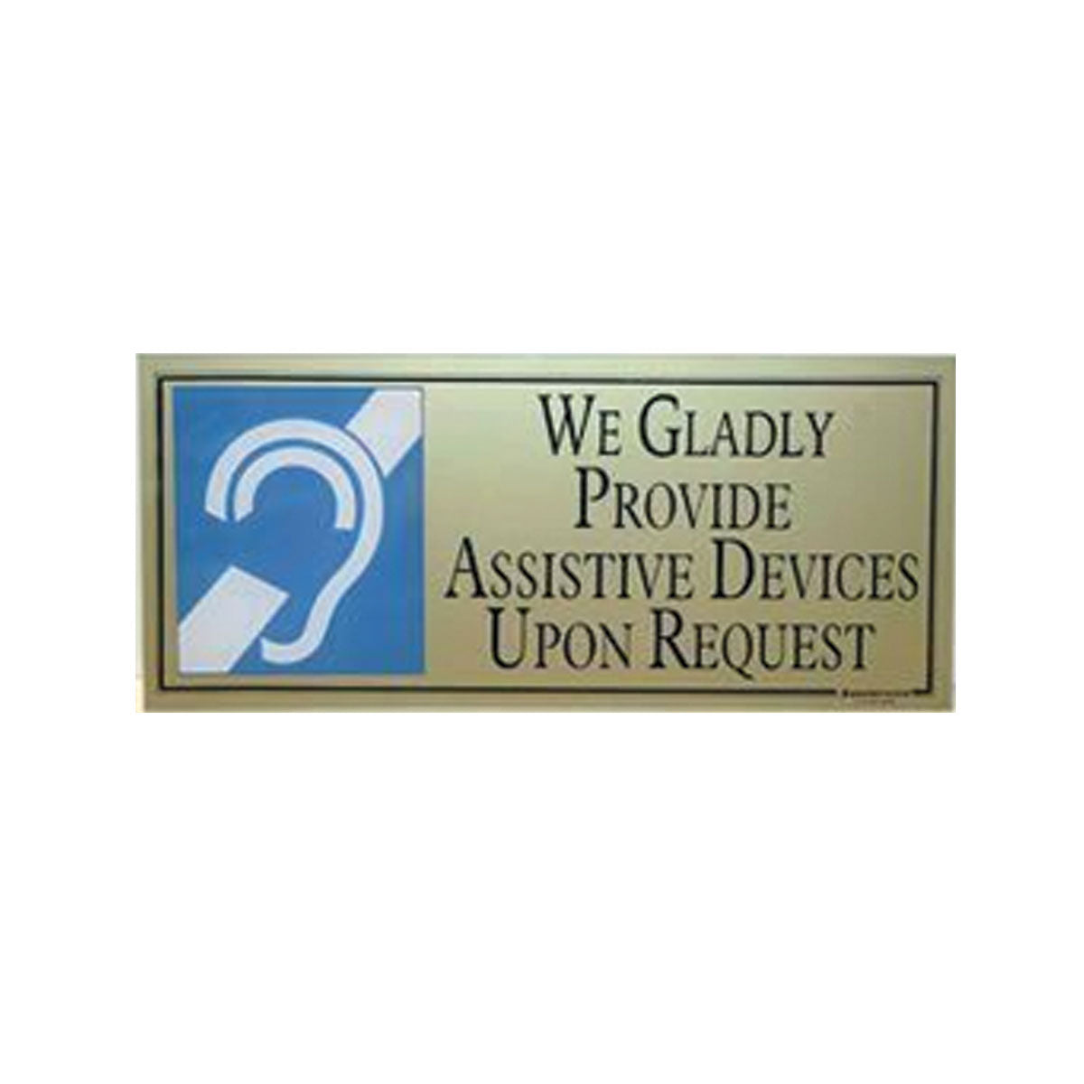 ADA - Compliance Wall Sign – ClearSounds